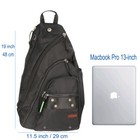Large Laptop Sling Backpack Chest Bag Pack Shoulder Bag Travel Rucksack ...