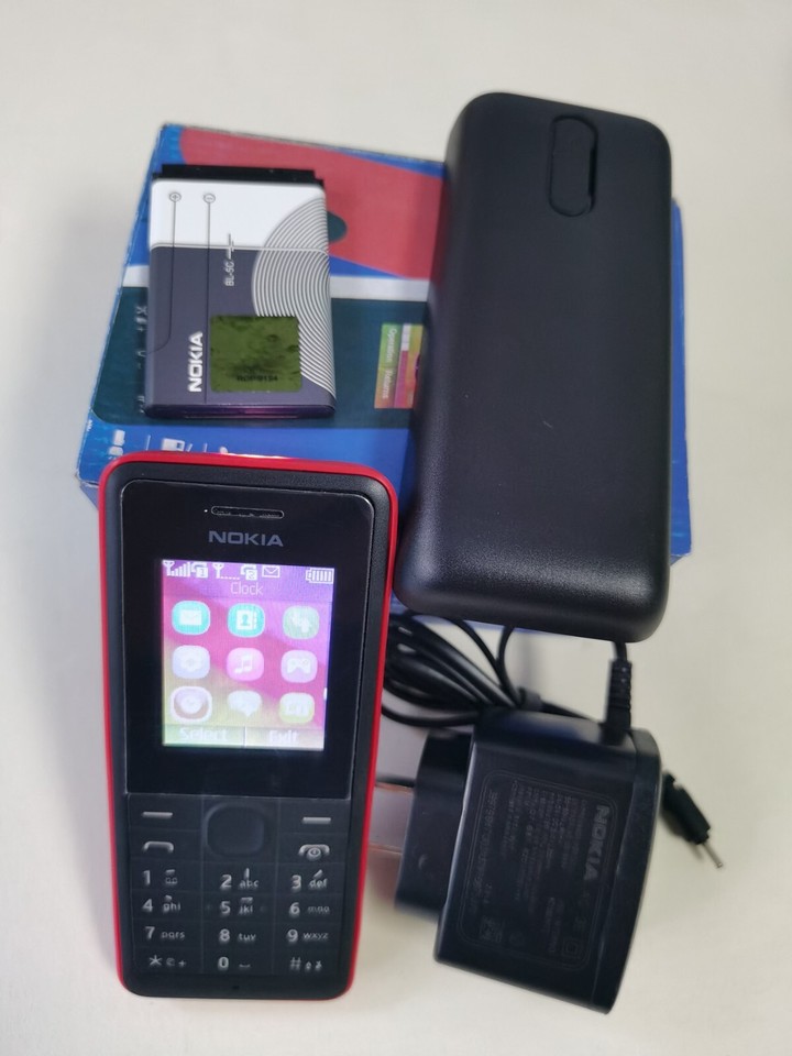 Original Nokia 107 FM Radio Dual SIM Cards Good Quality Unlocked Mobile ...