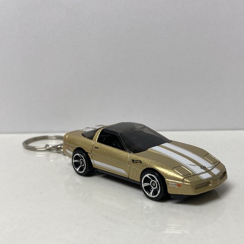 RARE KEY CHAIN GOLD CHEVY CORVETTE C4 CUSTOM LIMITED EDITION 1984 1985 ...