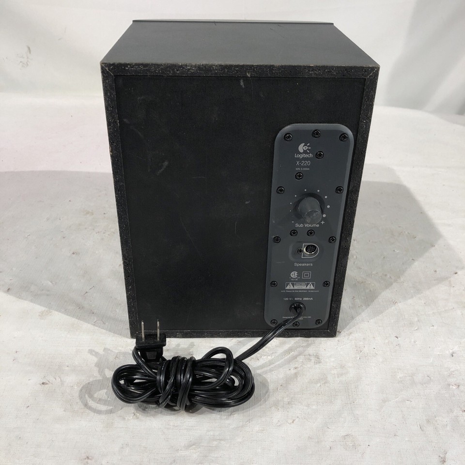 Logitech X-220 2.1 Computer Subwoofer Speaker Only | eBay