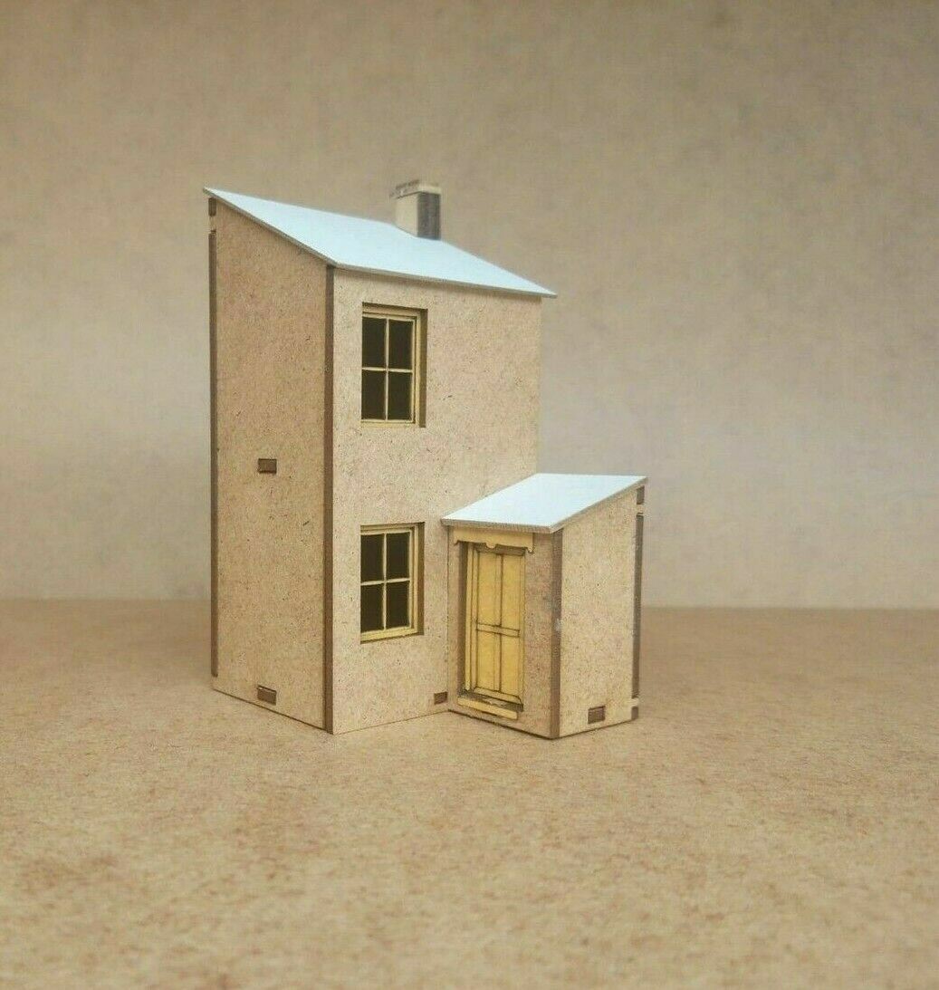 Terrace House backs Laser cut Scratch Aid Layout Kit OO Gauge 4mm Model ...