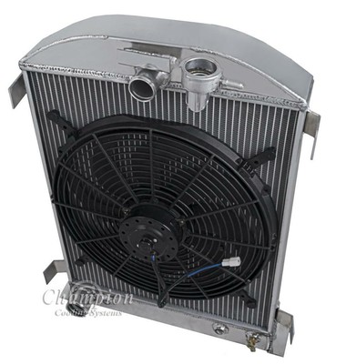 1932 Ford High Boy w/Ford configuration Aluminum 3 Row Champion ...