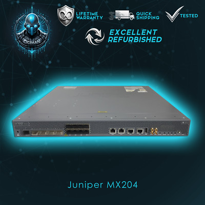 Juniper MX204 +JUNOS and Dual Power Supply + Rack Mount-LIFETIME ...