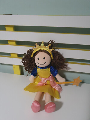 JEMIMA PLUSH TOY PLAY SCHOOL ABC KIDS FAIRY YELLOW AND BLUE 33CM DOLL ...