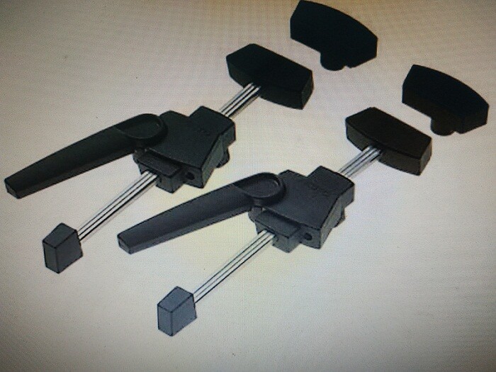Festool CLAMP SET FOR MFT TABLE 488030 Cam-Action Levers, Rubber-Padded ...