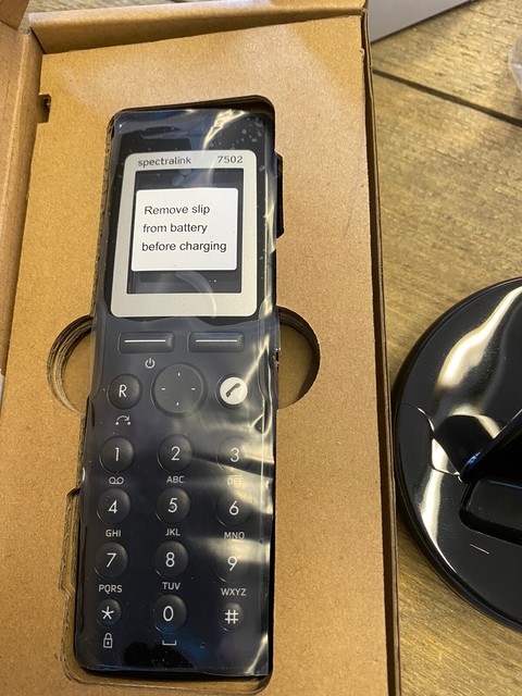 72680000 Spectralink Handset 7502 Inkl. Akku D online kaufen | eBay
