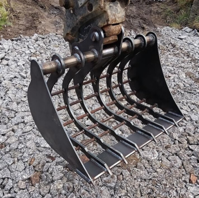 Riddle Bucket To Fit Takeuchi 35mm pins 180 centers Riddler Shaker ...