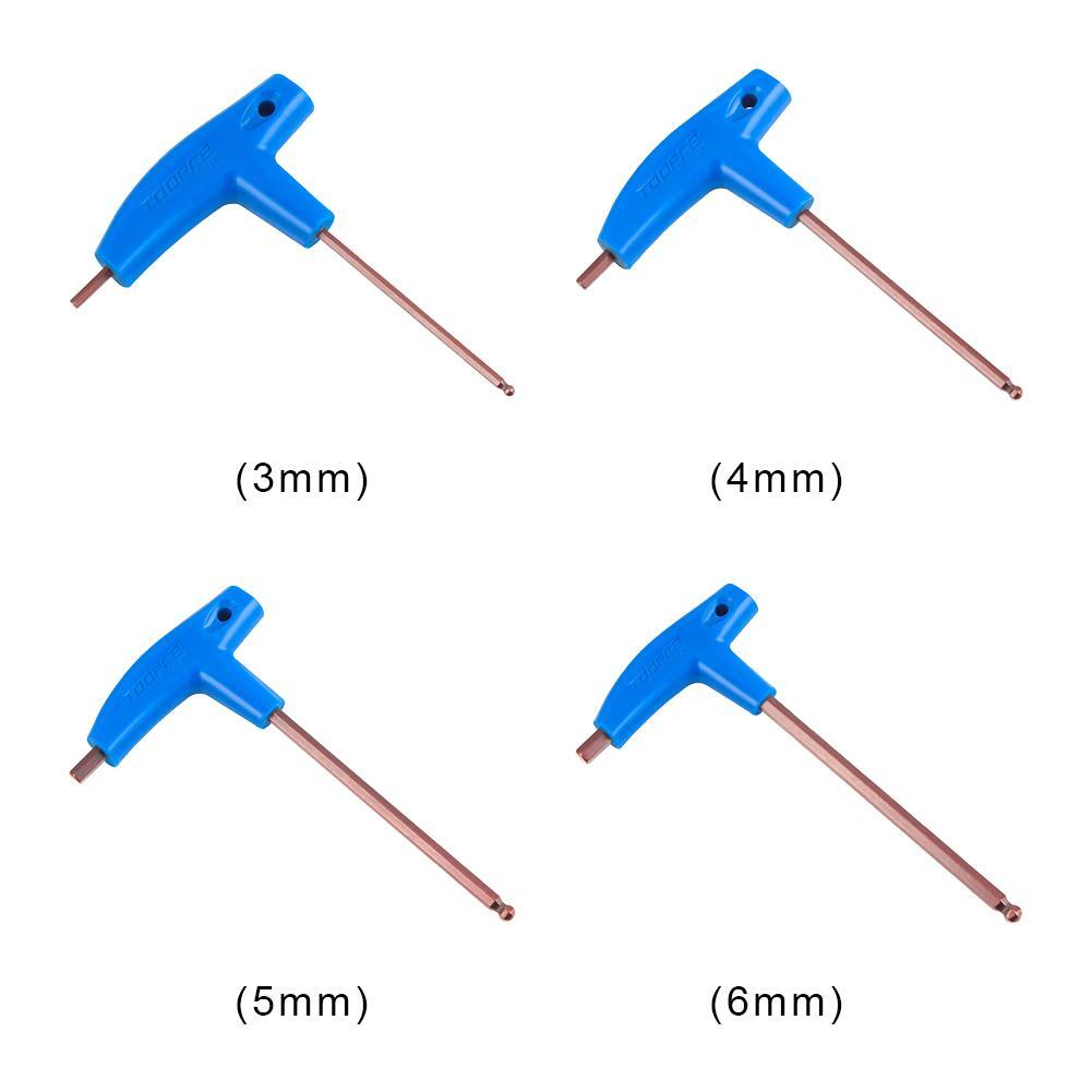 TOOPRE MTB Road Bicycle Allen Key T-Type PP Plastic Handle Wrench S2 ...