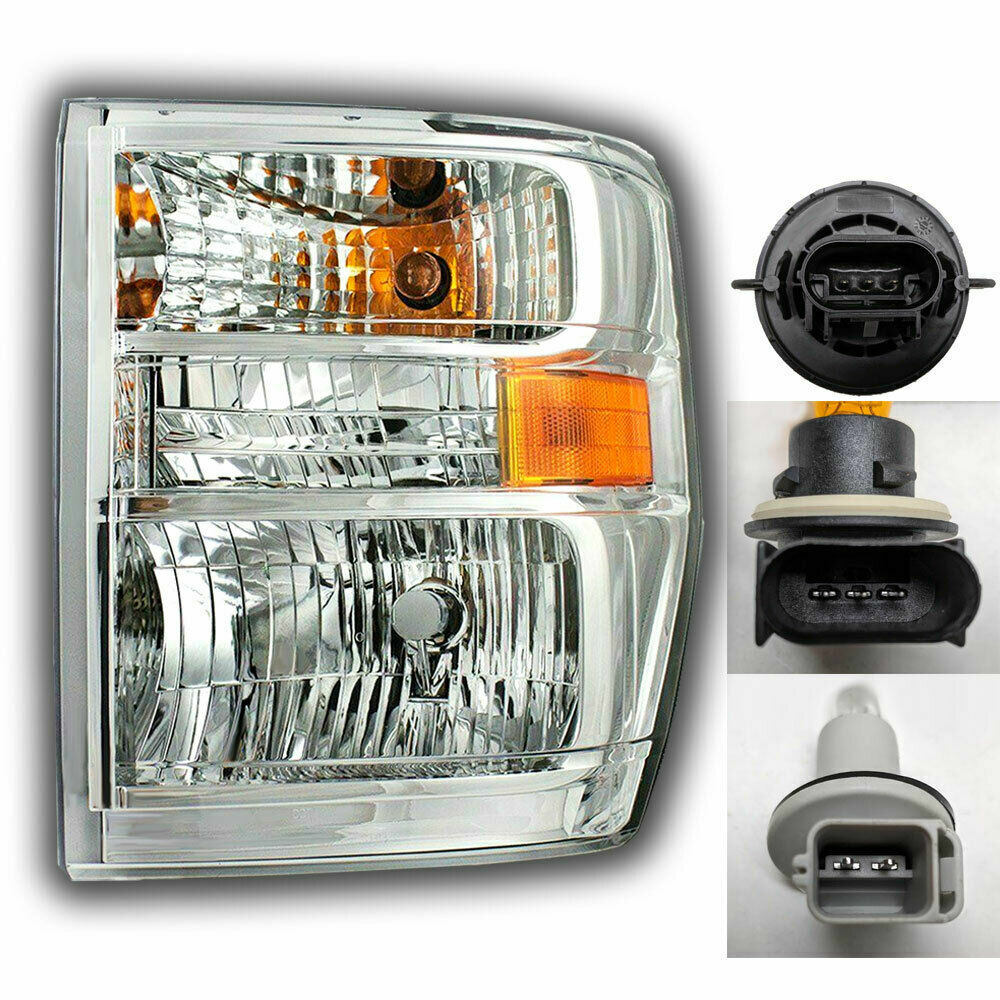 FIT FORD ECONOLINE E150 E250 E350 E450 Van 2008-2014 LEFT HEADLIGHT ...
