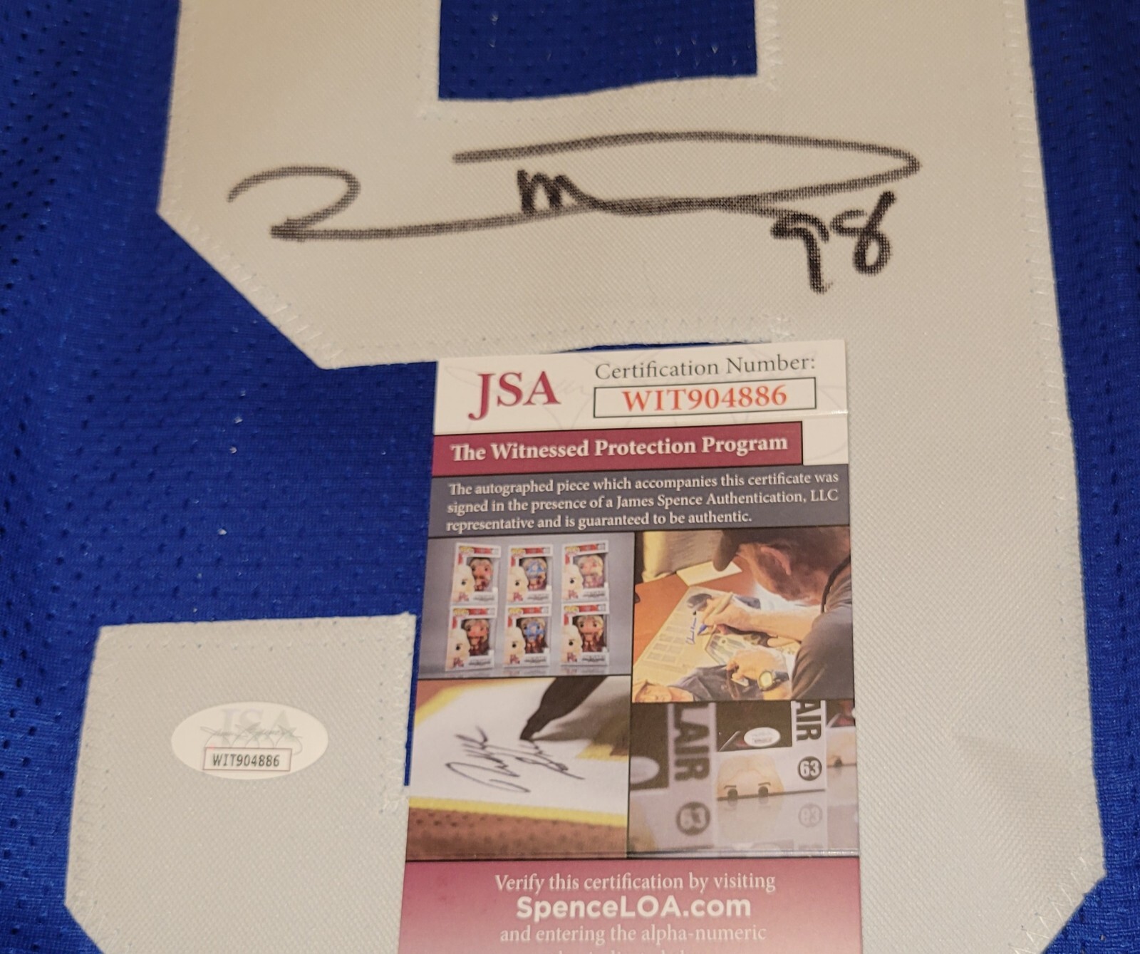 ROBERT MATHIS SIGNED AUTO AUTOGRAPH JSA COLTS JERSEY! | eBay