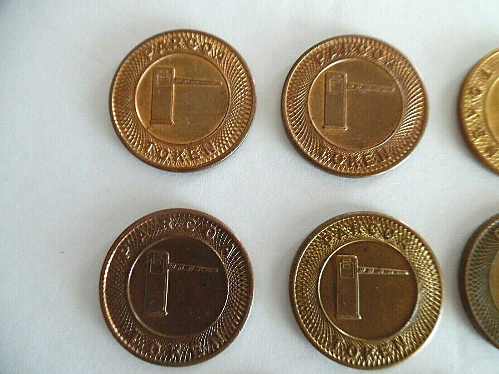 Lot Of 11 Playdium Bowl Parcoa Tokens | eBay