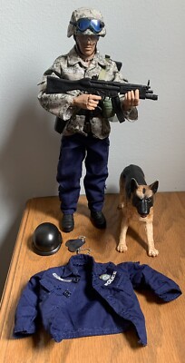 Celebrating Real Heroes GI JOE Police K-9 Unit Action Figure (loose ...