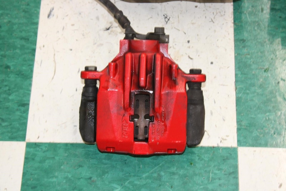 01-04 CORVETTE Red Driver Passenger Front Rear Brake Caliper Set 4x ...