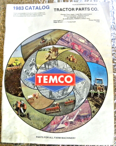 1983 Temco Tractor Parts Catalog Bloomsburg Pa FREE SHIPPING | eBay
