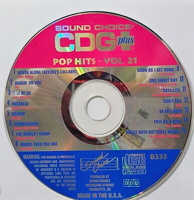 SC8233 POP SOUND CHOICE KARAOKE LOT WA | eBay
