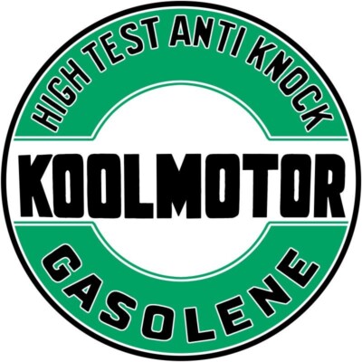 Koolmotor Gasoline NEW Sign: 18" Dia. Round USA STEEL XL- 4 LBS | eBay