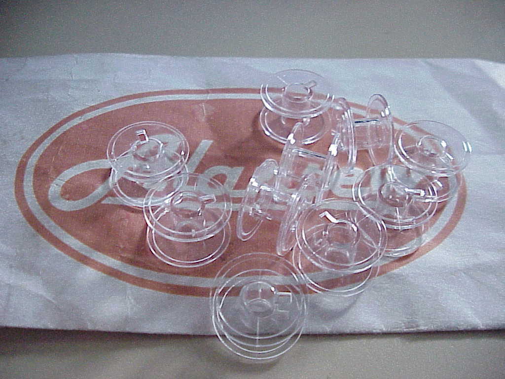 PLASTIC BROTHER SEWING MACHINE BOBBINS x 20 Pack No. XA5539-151 (Size ...