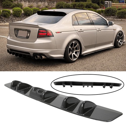 For Acura TSX 2004-2014 Carbon Rear Bumper Diffuser Spoiler Lip ...