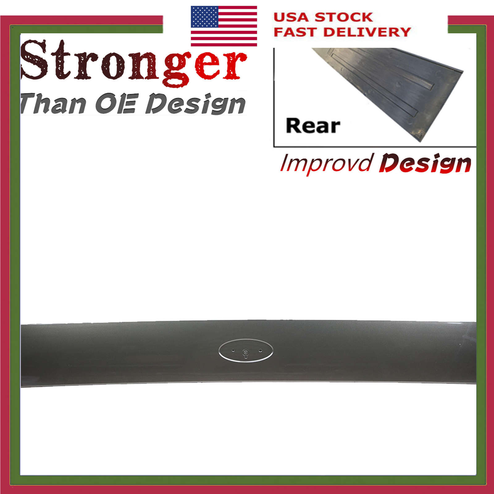 New Upgraded Lift Gate Applique Panel Moulding Rear Lower For Explorer ...