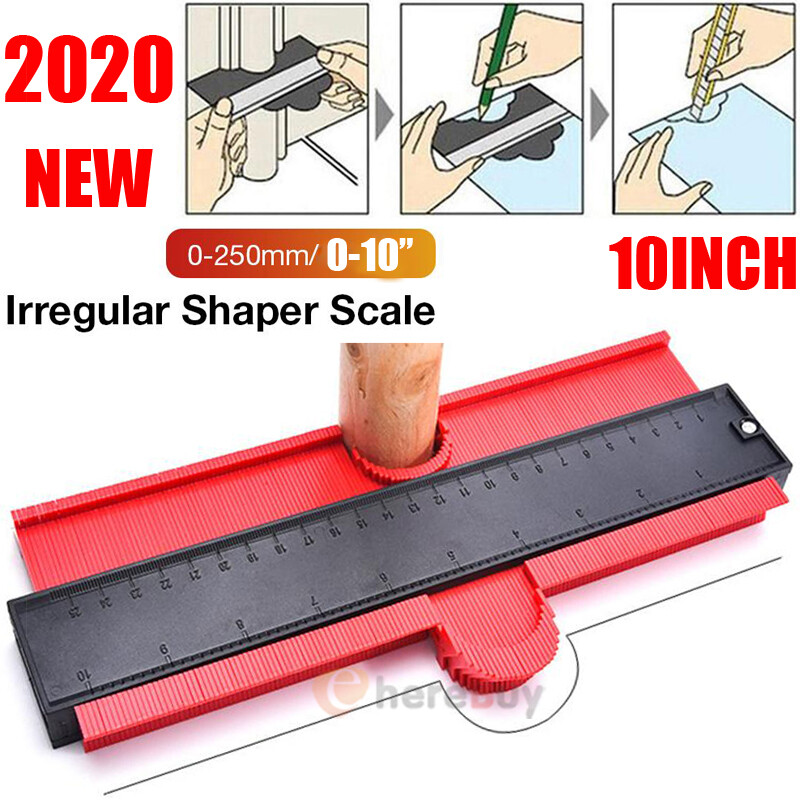 10-in Shape Profile Ruler Gauge Duplicator Scale Template Measuring ...