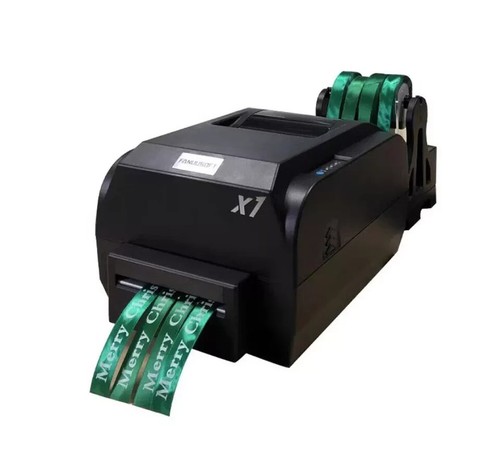 New Electric Fabric Ribbon Printing Machine 150mm/s Digital Satin ...