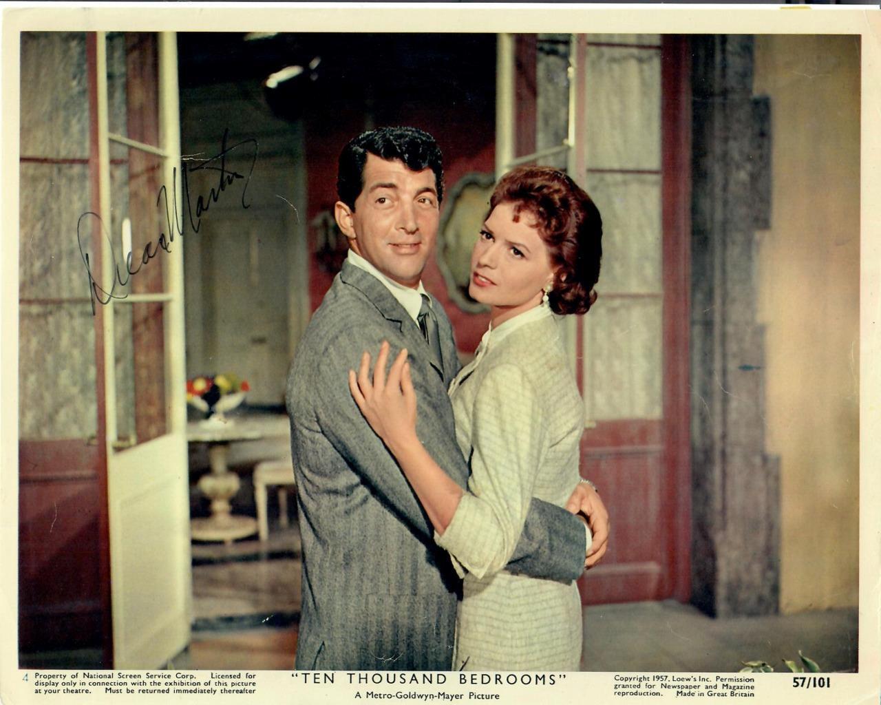 Dean Martin signed 8x10 Photo Lobby Card Pic autographed Picture with ...