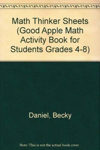 Math Thinker Sheets (Good Apple Math Activity Book for Students - VERY ...