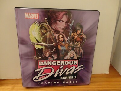 MARVEL DANGEROUS DIVAS 2 NEW ALBUM BINDER + 1 DD2 PROMO CARD P3 READ DESCRIPTION | eBay