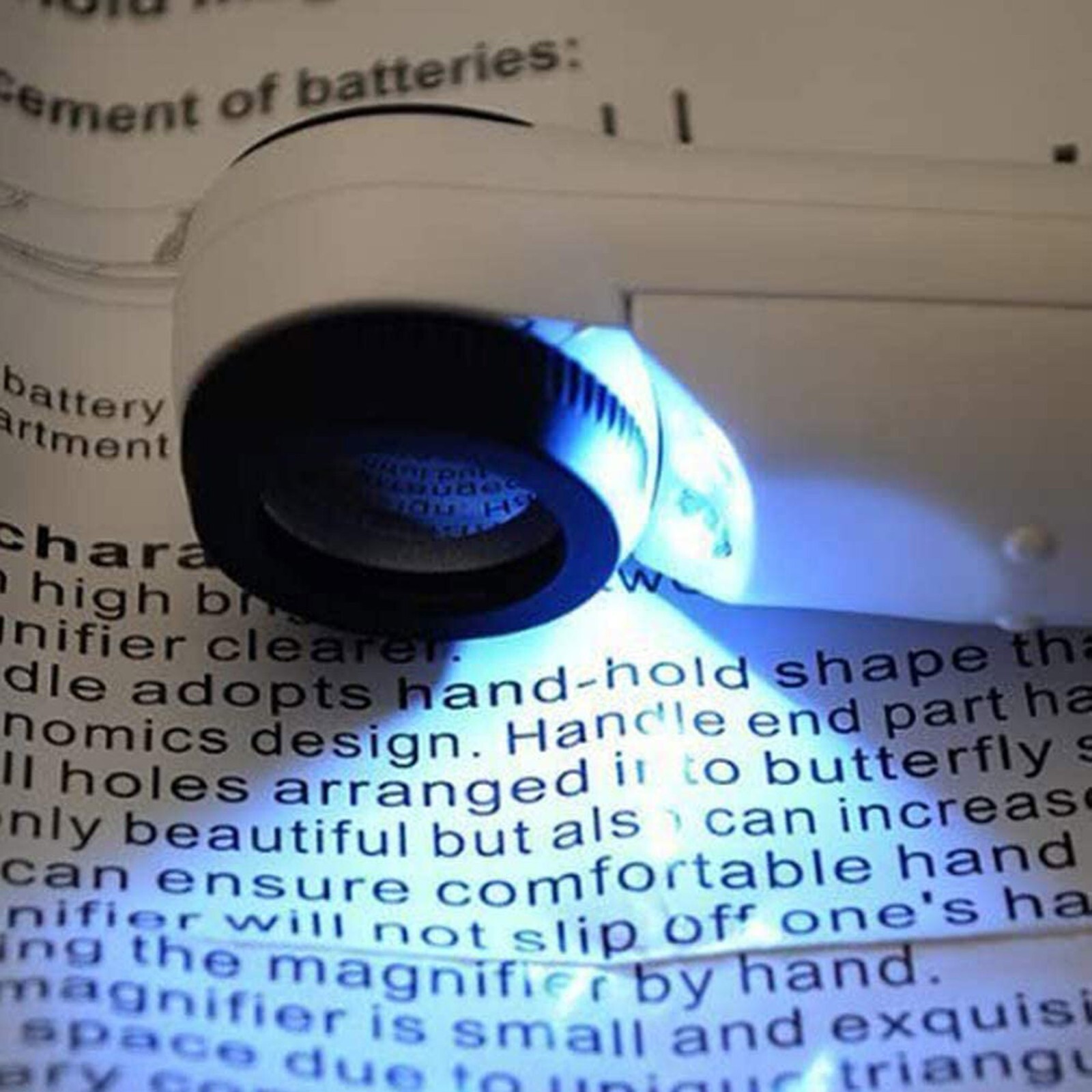 40X Magnifying Magnifier Glass Jeweler Eye Jewelry Loupe Loop With 2 ...