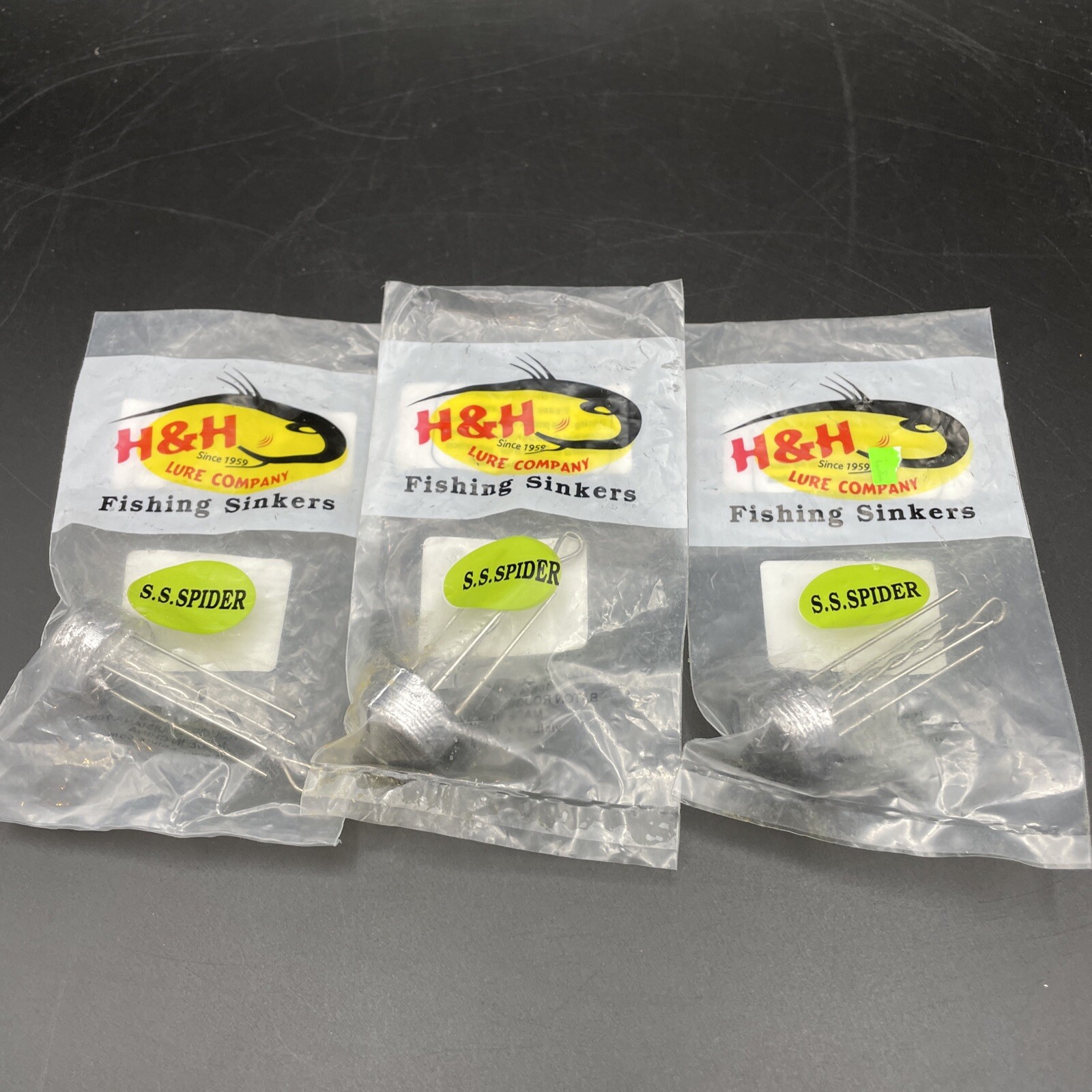 Lot Of (3) H&H HH2-SS SPIDER Sinkers 2 Oz - Brand New In Package | eBay