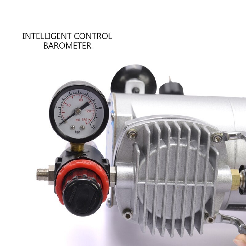 TC-20B Mini Air Compressor 220V Quiet Oil-free Vacuum Pump Leather ...