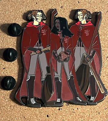 Harry Potter Quidditch Flying Broom Game Ballycastle Bats Team Pin LoonyLuvGoods | eBay