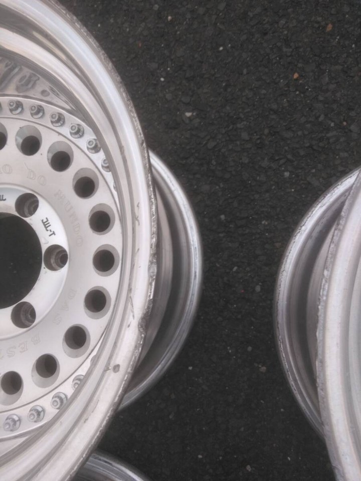 JDM Rare Size Extra Deep Rim Overfender Size RAGUNA D-Force 16-inch 10 ...