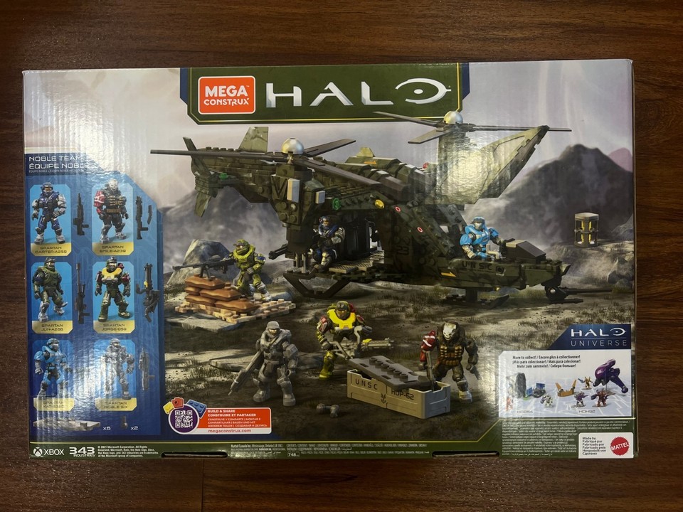 Halo Mega Construx UNSC Falcon Sweep - Noble Team - #HDP62. New, Never ...