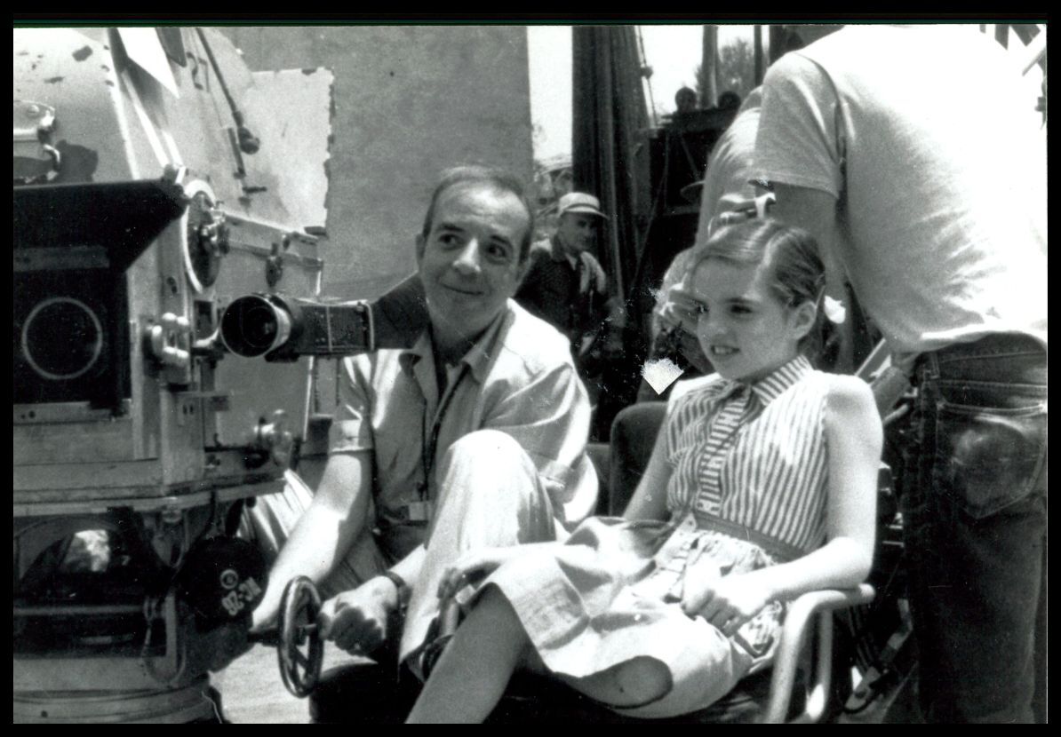 LIZA MINNELLI & VINCENT MINNELLI ca 1955 Rare Childhood On Set w/ Dad ...