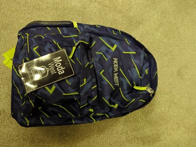 Navy,Blue And Lime Moda West Backpack - New With Tags | eBay