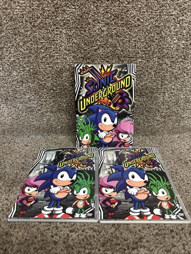 MINT Sonic Underground Hedgehog Series DVD 4 Disc set Shout Ward 1998 826663106251 | eBay