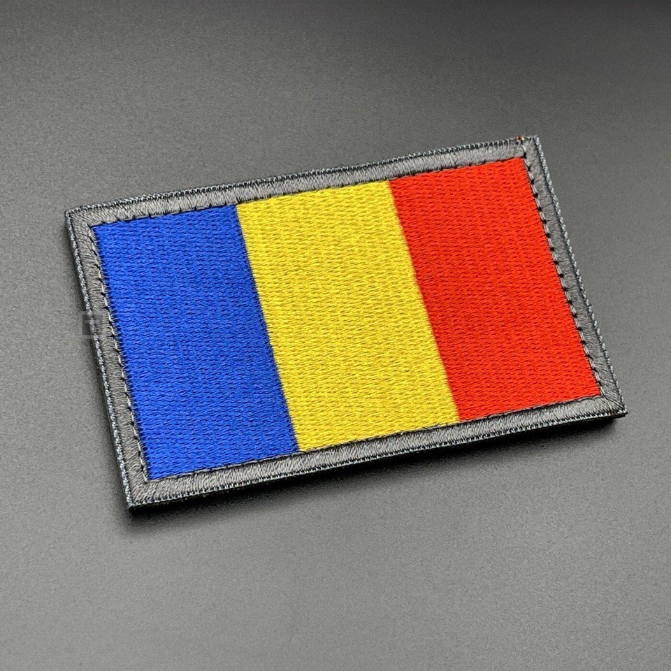 Romania Flag Patch Hook & Loop Romanian National Flag Military Army Cap ...