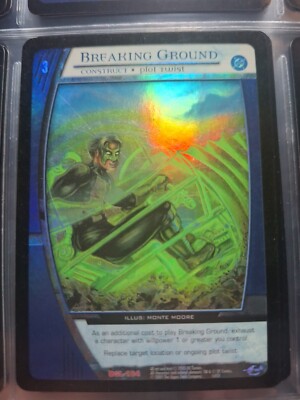EA Breaking Ground, Construct Card (VS System TCG, DC Green Lantern ...
