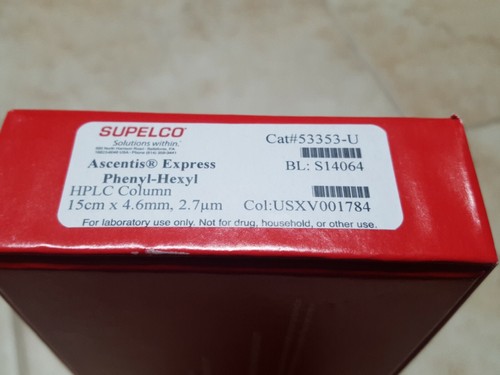 Ascentis Express Phenyl-Hexyl, 15cm x 4.6mm, 2.7 μm HPLC Column | eBay