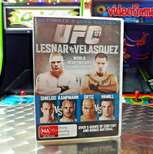 UFC 121: Lesnar Vs Velasquez - 2011 2 Disk DVD Set - Free AUS Post ...