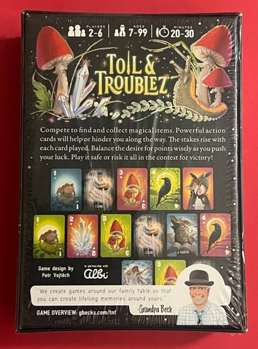 Toil & Troublez Card Game (Brand New, Sealed) Grandpa Beck's Games | eBay