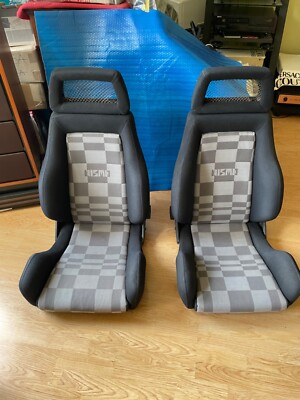 Nismo Old Logo Recaro LX Pair Seats Rare 90s R32 R33 S13 S14 Wheel Horn ...
