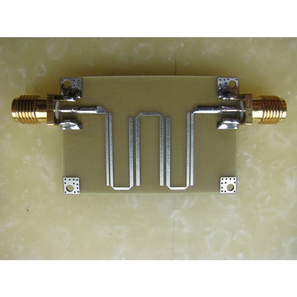 2.4GHz microstrip bandpass filter WiFi Zig-Bee BT filter filter clutter ...