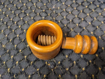 Vintage Wooden Screw Nutcracker Manual Rustic Primitive | eBay