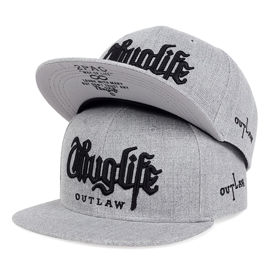 NEW Baseball Cap 2Pac Thug Life Rap Hat Snapback Tupac Adjustable Flat ...