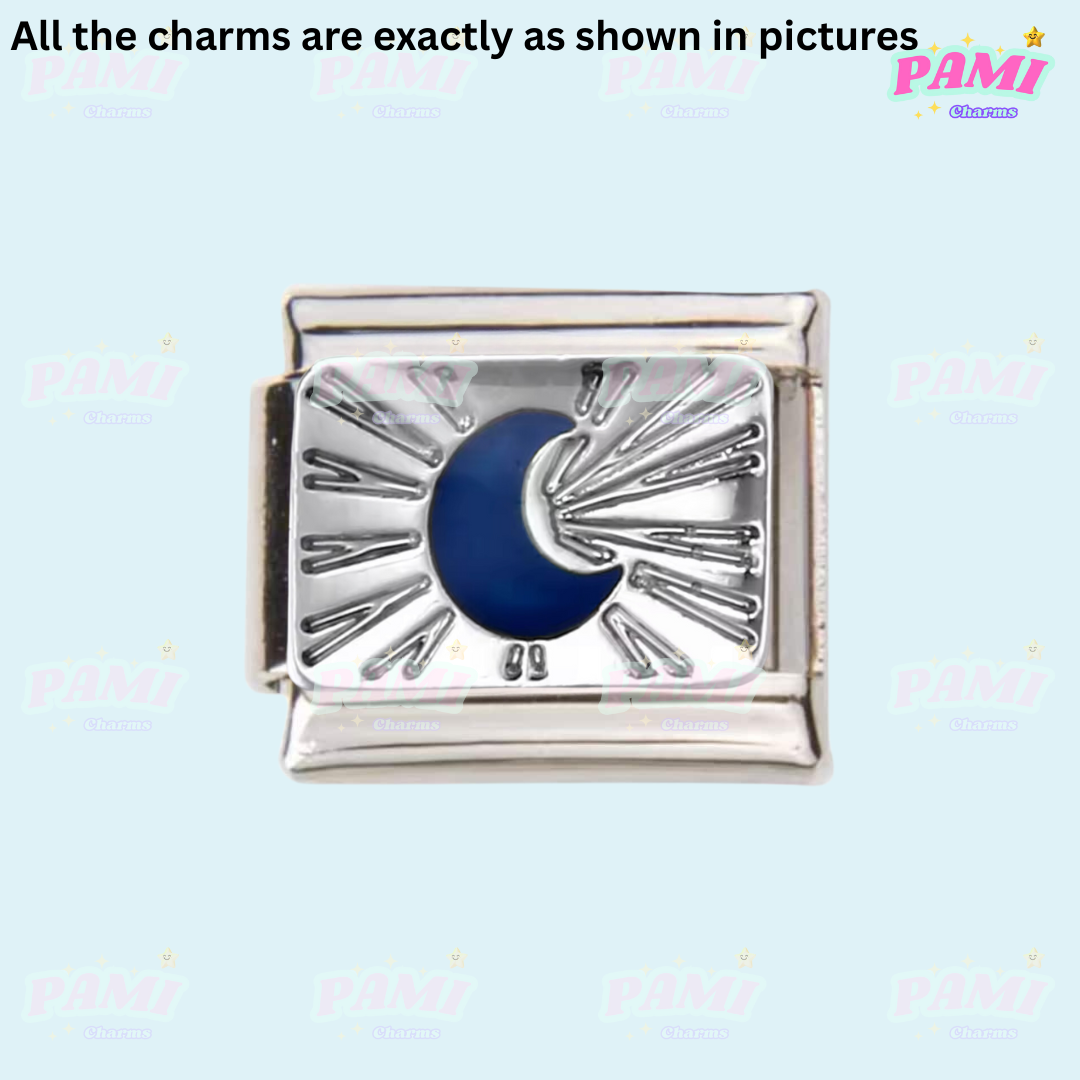 Italian Charm Gorgeous SUN, MOON STAR Fits All Major Brands charm ...