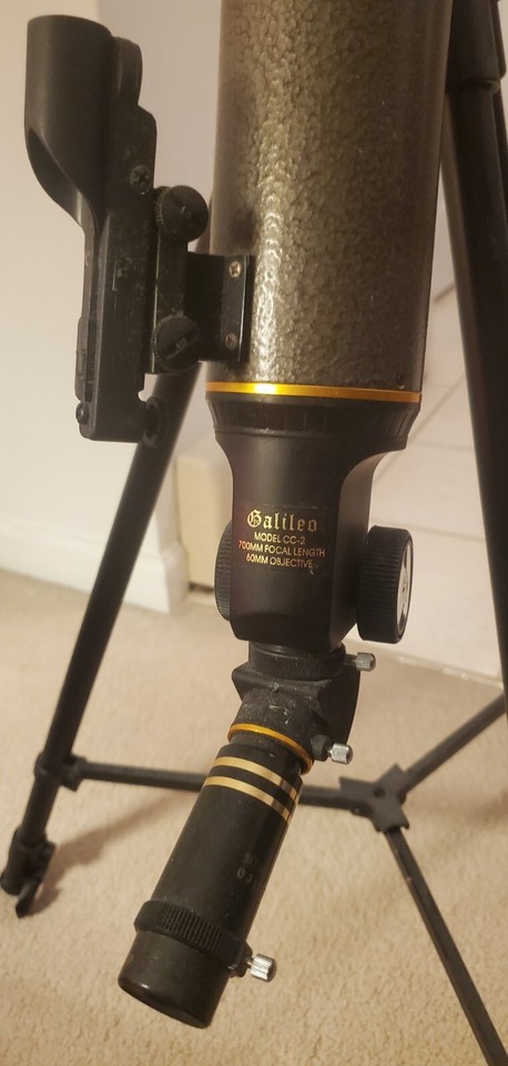 Galileo CC-2 700mm x 60mm Refractor Telescope (Carrying Case Included ...