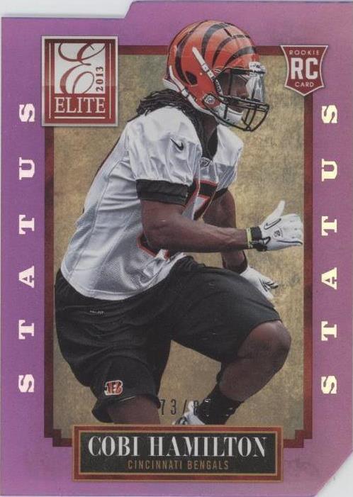2013 Panini Elite - Rookie Cobi Hamilton #117 Status Purple Die-Cut /87 ...