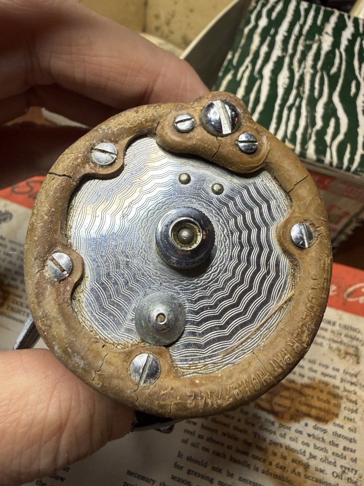 Vintage Pflueger Summit 1983-M Fishing Reel w/ Box, Manual, Cork Arbor ...